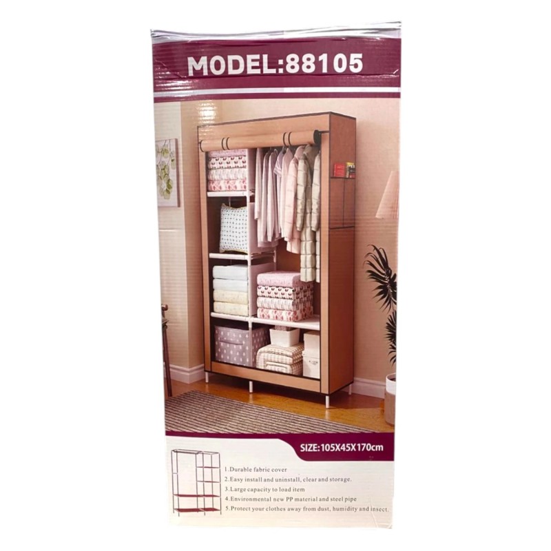 Armario de ropa Multifuncional Model 88105 (105cmX45cmX170cm) 5350