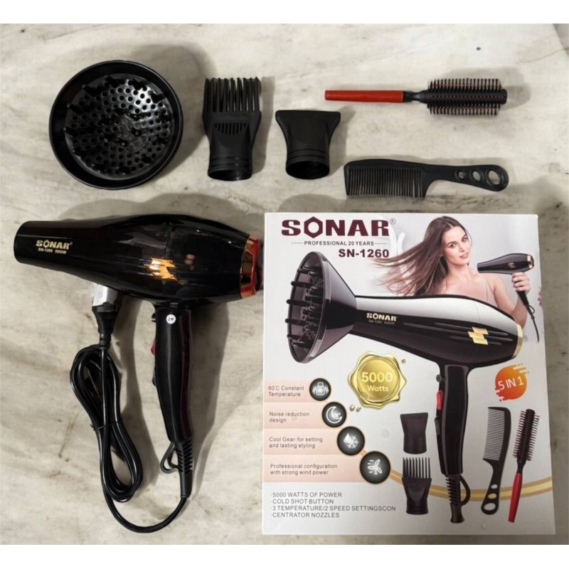 Secadora de Cabello Sonar 5 en 1 5183